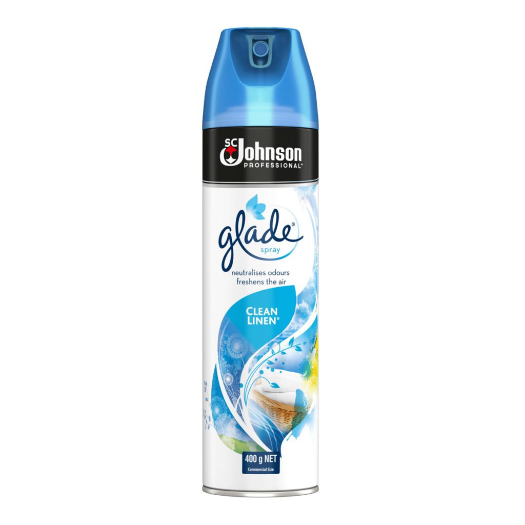 Glade Clean Linen Aerosol - 400gm | VJ Distributors