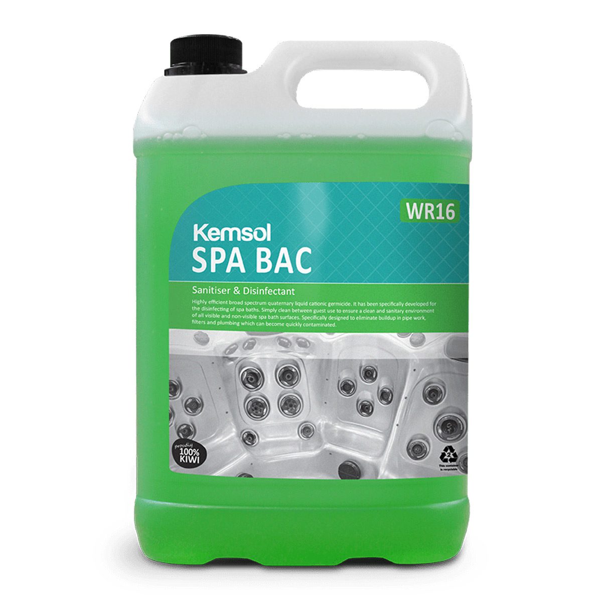 Spa-Bac Sanitiser - 5 ltr - VJ Distributors
