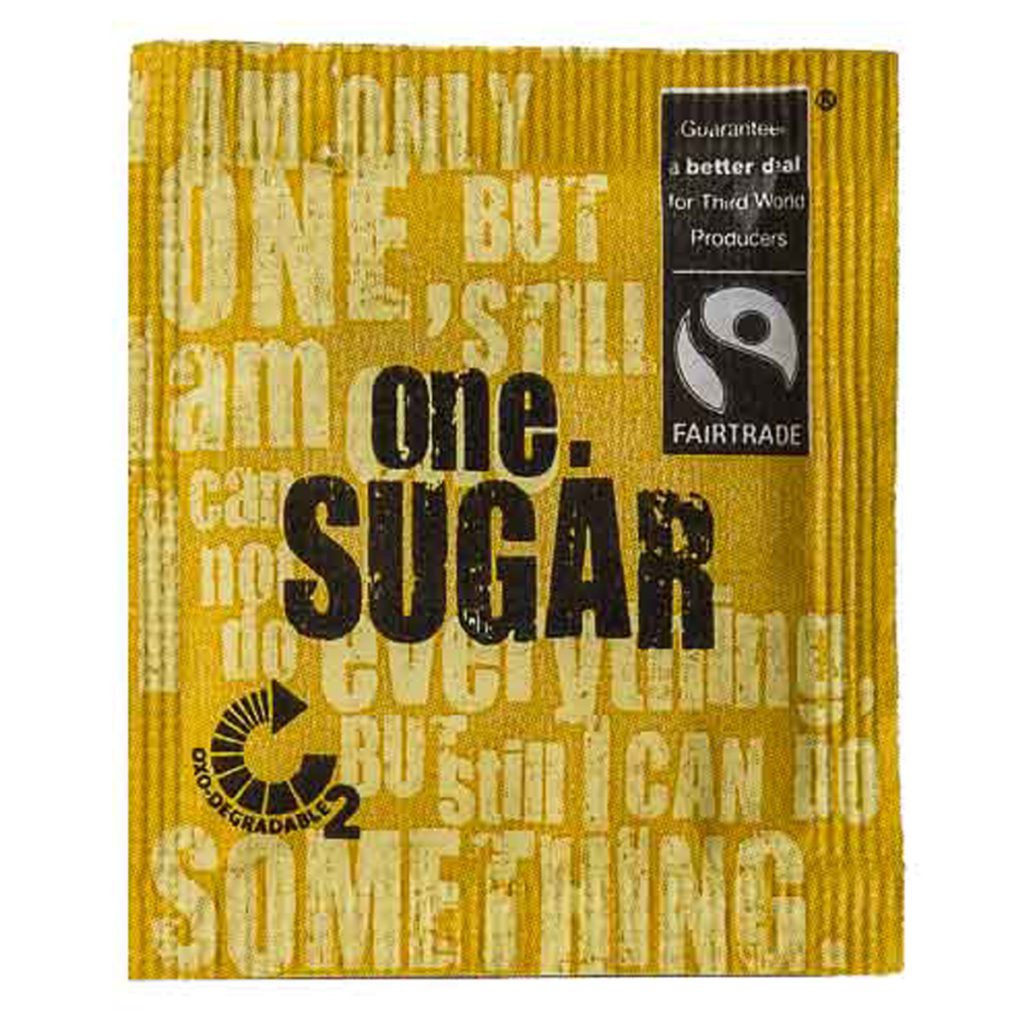 One Fairtrade Sugar Sachets x 2000 - VJ Distributors