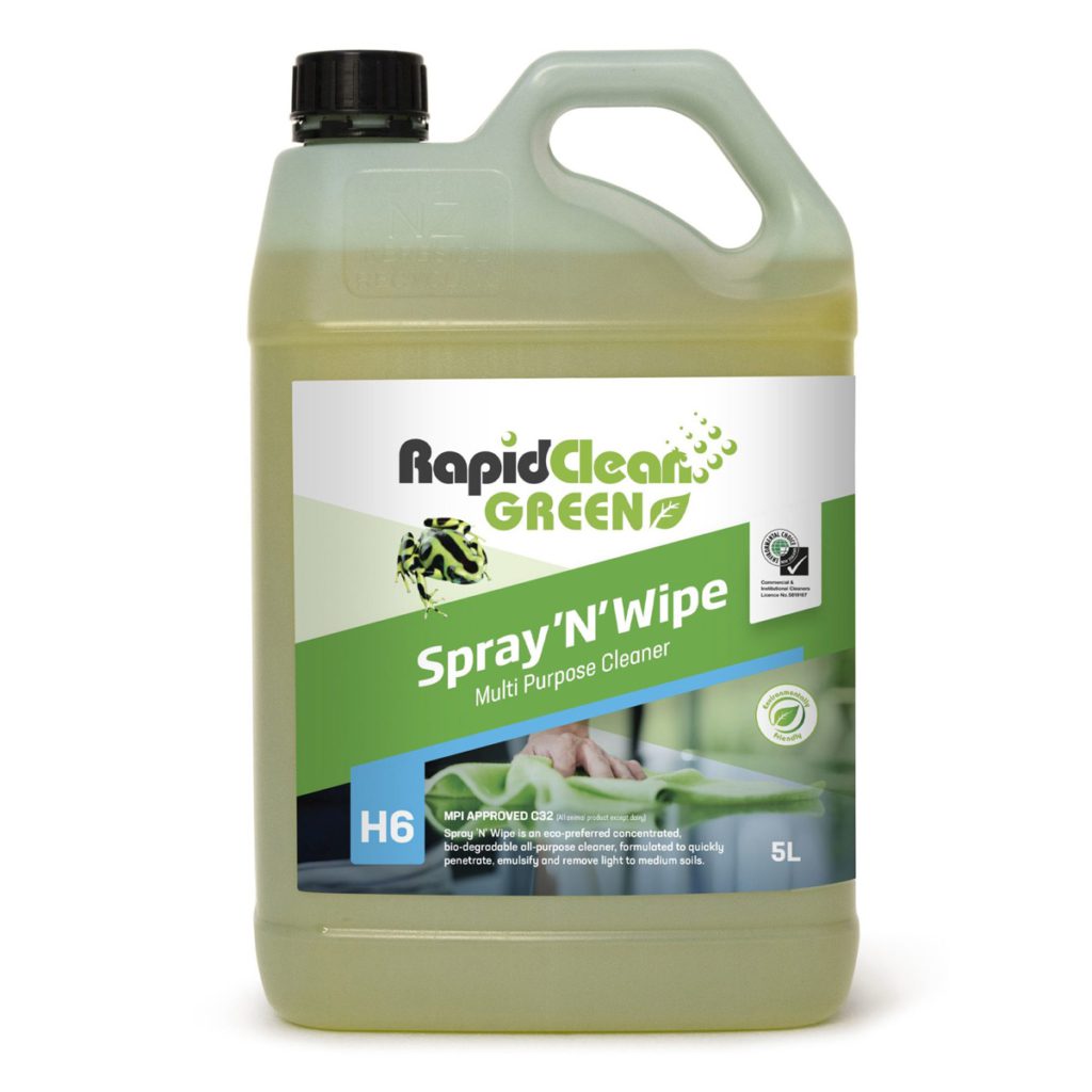 RapidClean Spray 'n' Wipe - 5 ltr - VJ Distributors