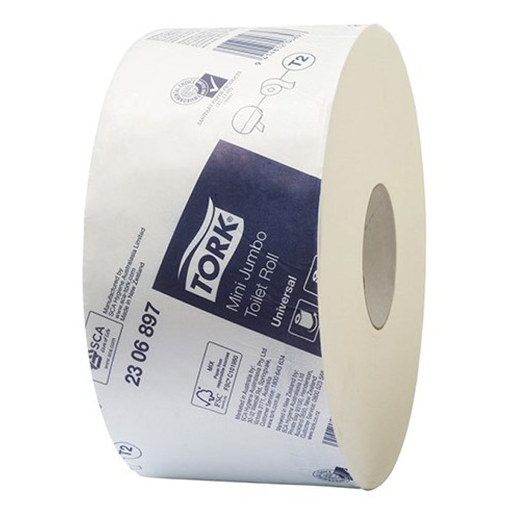 Tork Toilet Paper Mini Jumbo 1ply 400m 12rolls - VJ Distributors