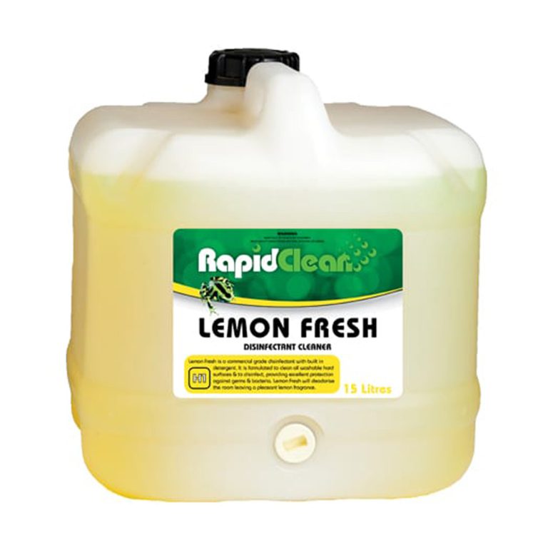 RapidClean Lemon Fresh Disinfectant - 15 ltr - VJ Distributors